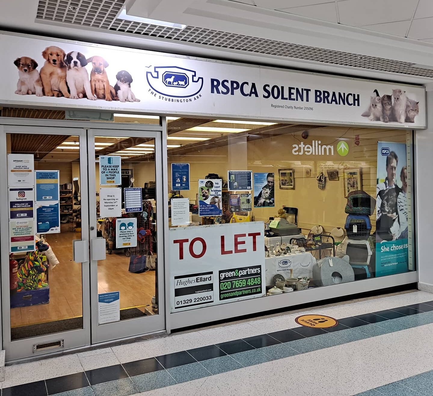 Fareham Pop Up Shop - RSPCA Solent Branch CIO - The Stubbington Ark